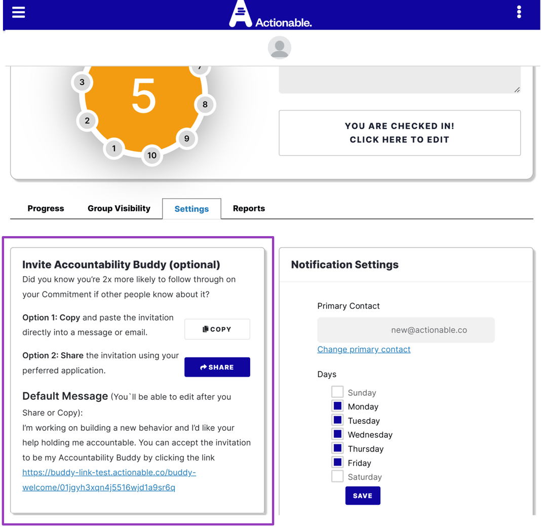How Do I Add an Accountability Buddy?